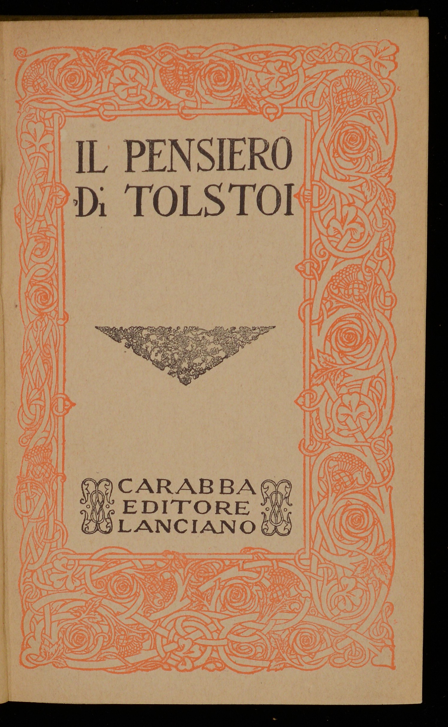 Il pensiero di Tolstoi